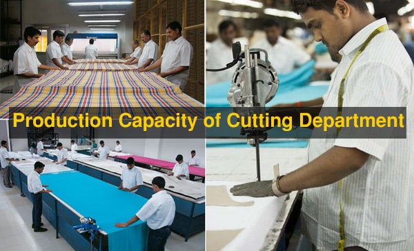How to Estimate Production Capacity of Cutting Department - Ahli Desain ...