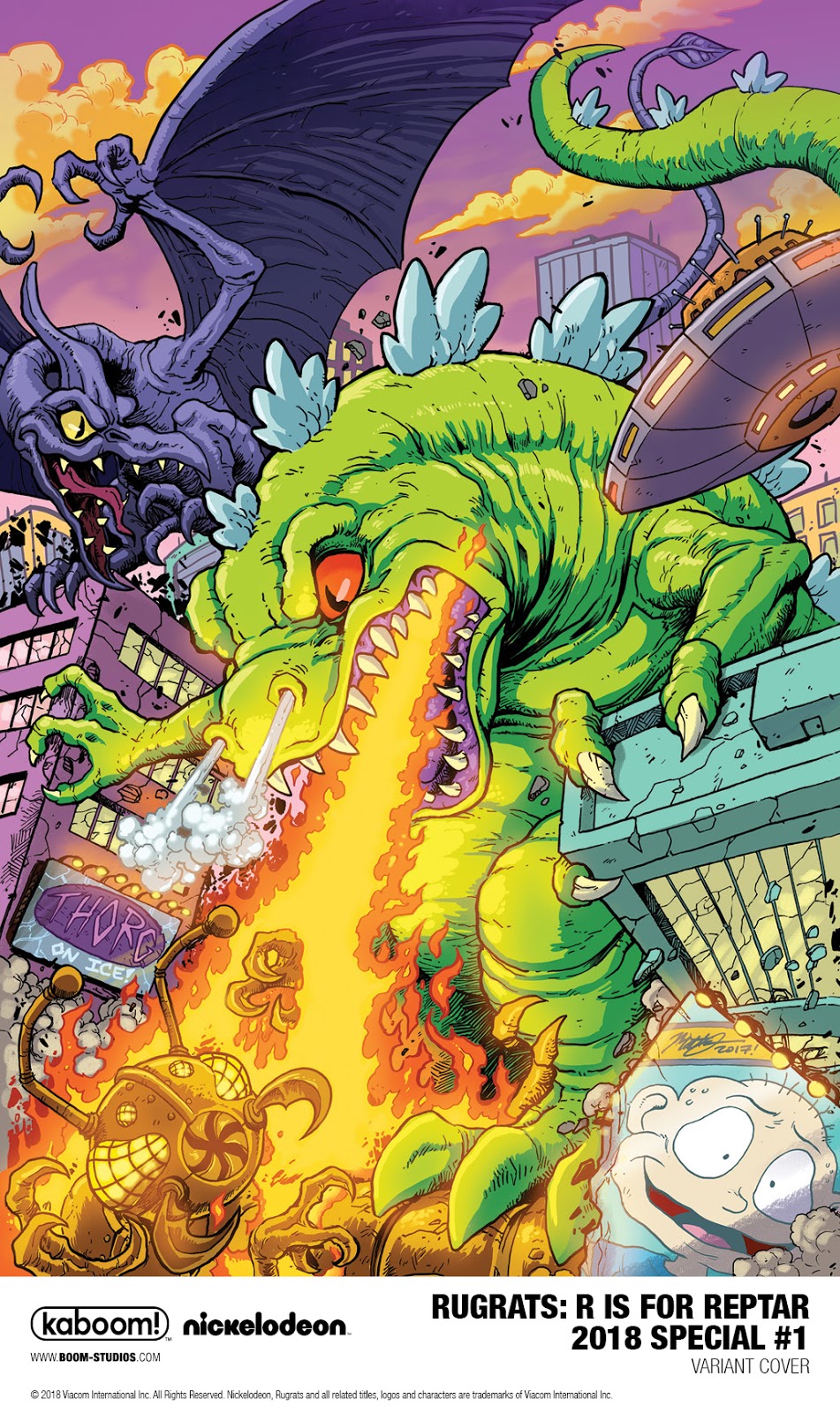 NickALive!: Boom! Studios Announces 'Rugrats: R Is For Reptar 2018 ...