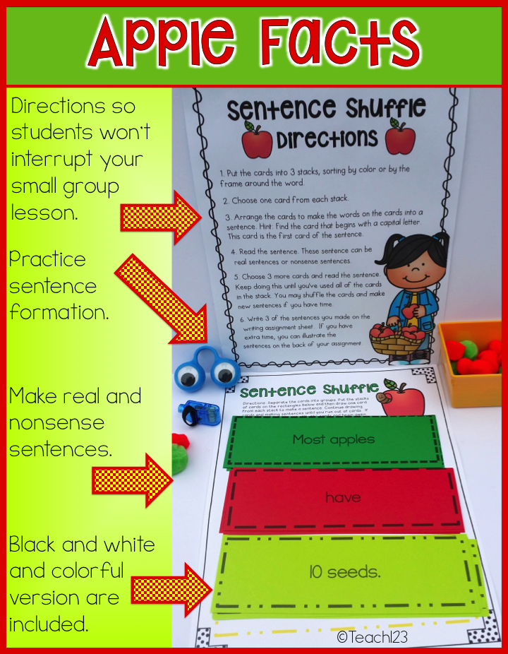 Apples - non-fiction, fluency, writing, interactive journal printables ...