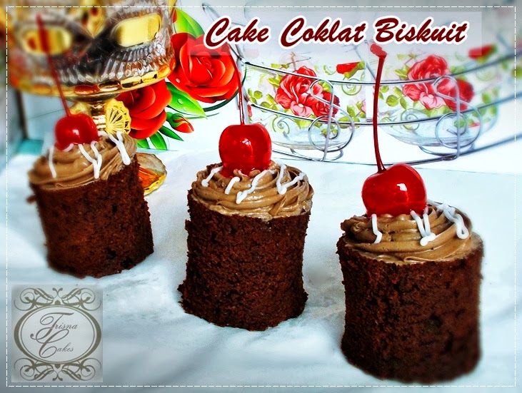 Trisna Cakes: CAKE COKLAT BISKUIT