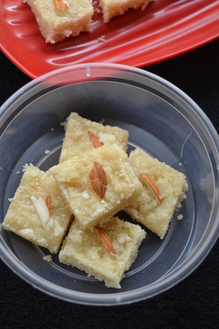 Vaniensamayalarai: Badam Burfi / Almond Burfi Without Condensed Milk