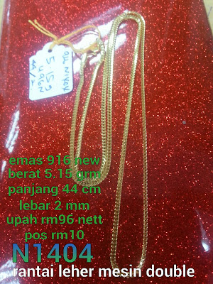 Emas916 Intan Berlian Sri Ayu: Koleksi Rantai leher