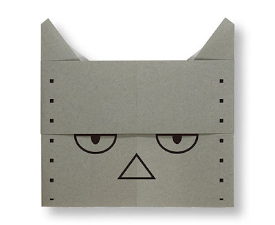 Origami A Robot(face) - Easy Origami instructions For Kids