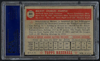 Baseball Card News by DeansCards.com: 1952 Topps Mickey Mantle Now ...