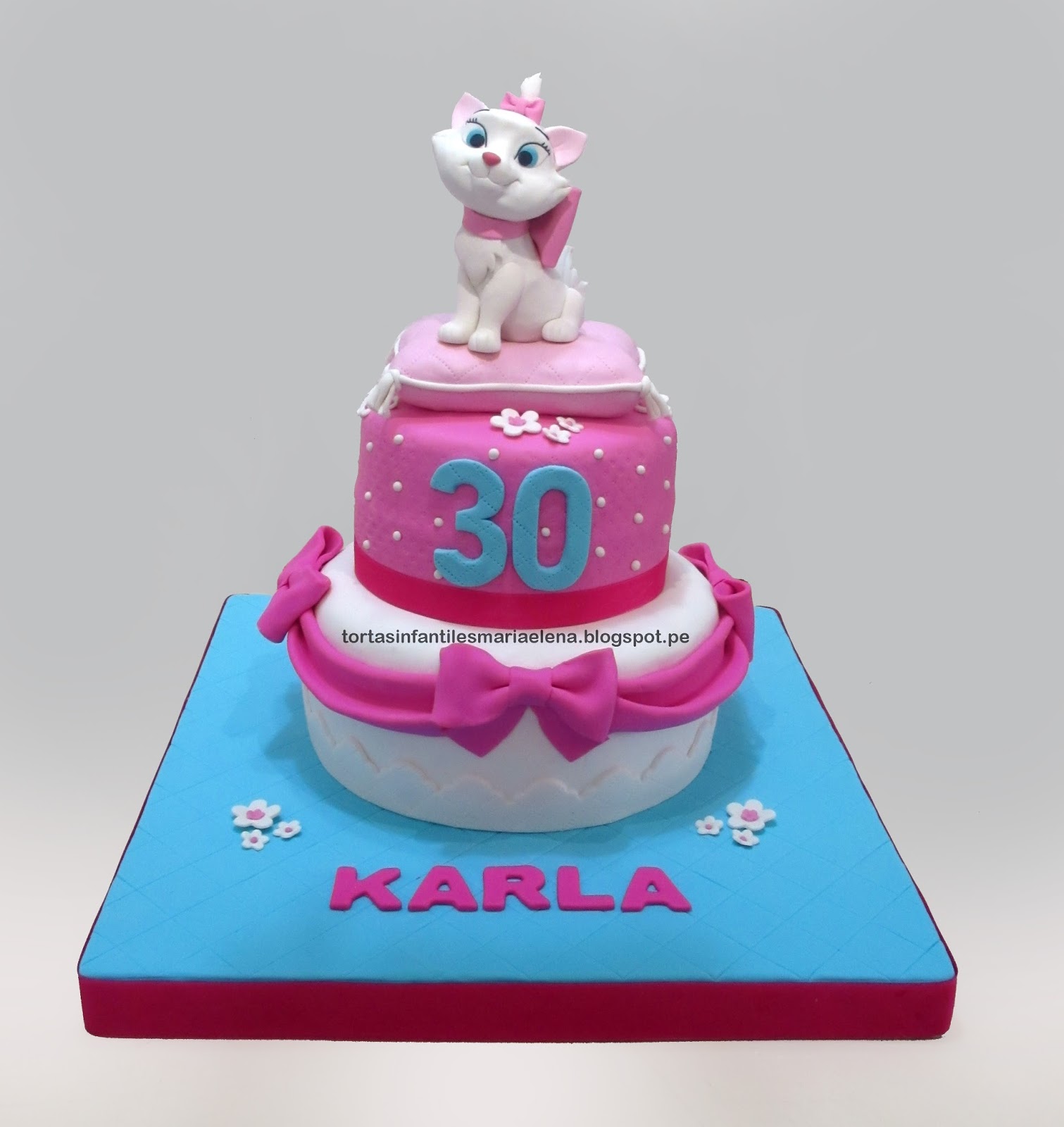 TORTAS INFANTILES MARÍA ELENA: TORTA DE LA GATITA MARIE