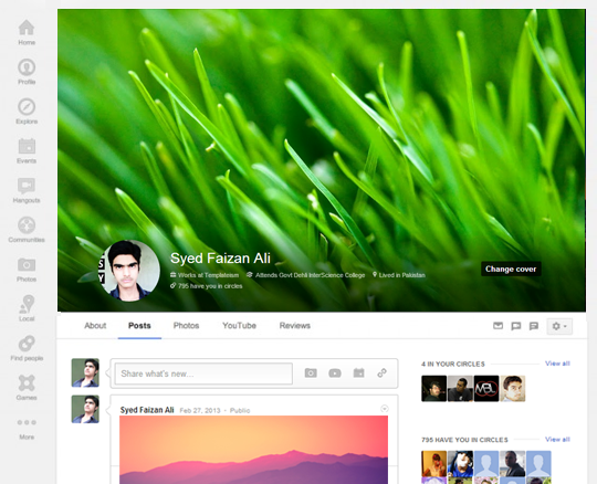 Google+ Launches New Design With Larger Cover Photos and Local Reviews ...