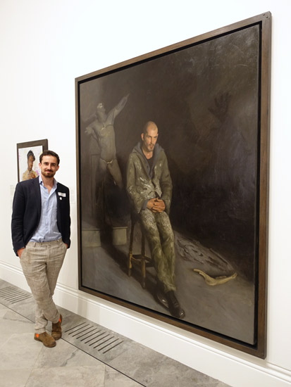 MAKING A MARK: BP Portrait Award 2018 - Artists with their paintings