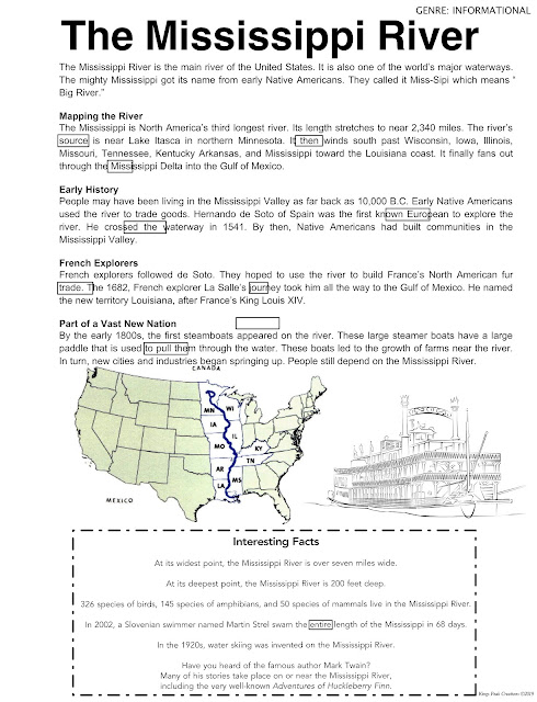 Reading With A Purpose: The Mississippi River