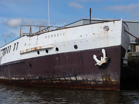 TITANIC MOMENTOS: SS NOMADIC A TODO VAPOR