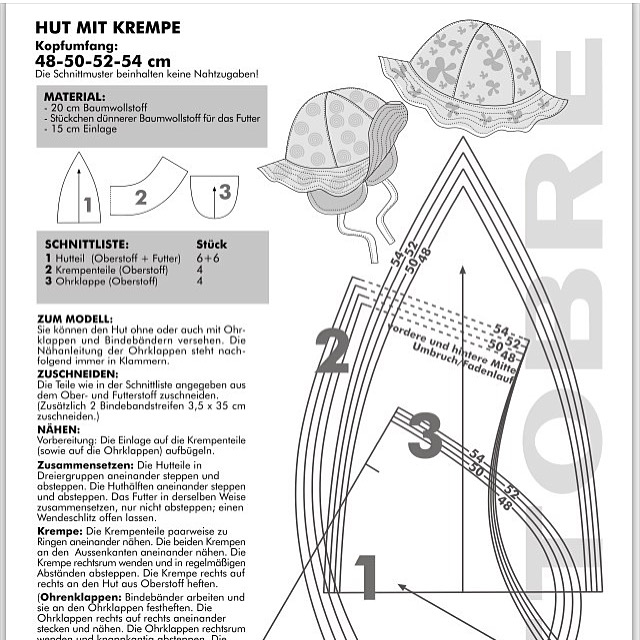 Syvejledning til solhat (uden kantbånd)