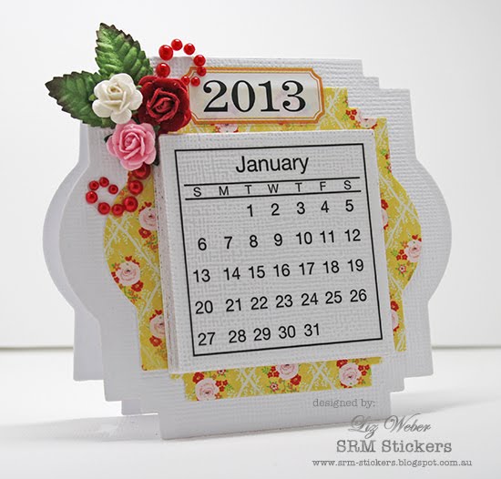 SRM Stickers: Mini Calendar by Liz