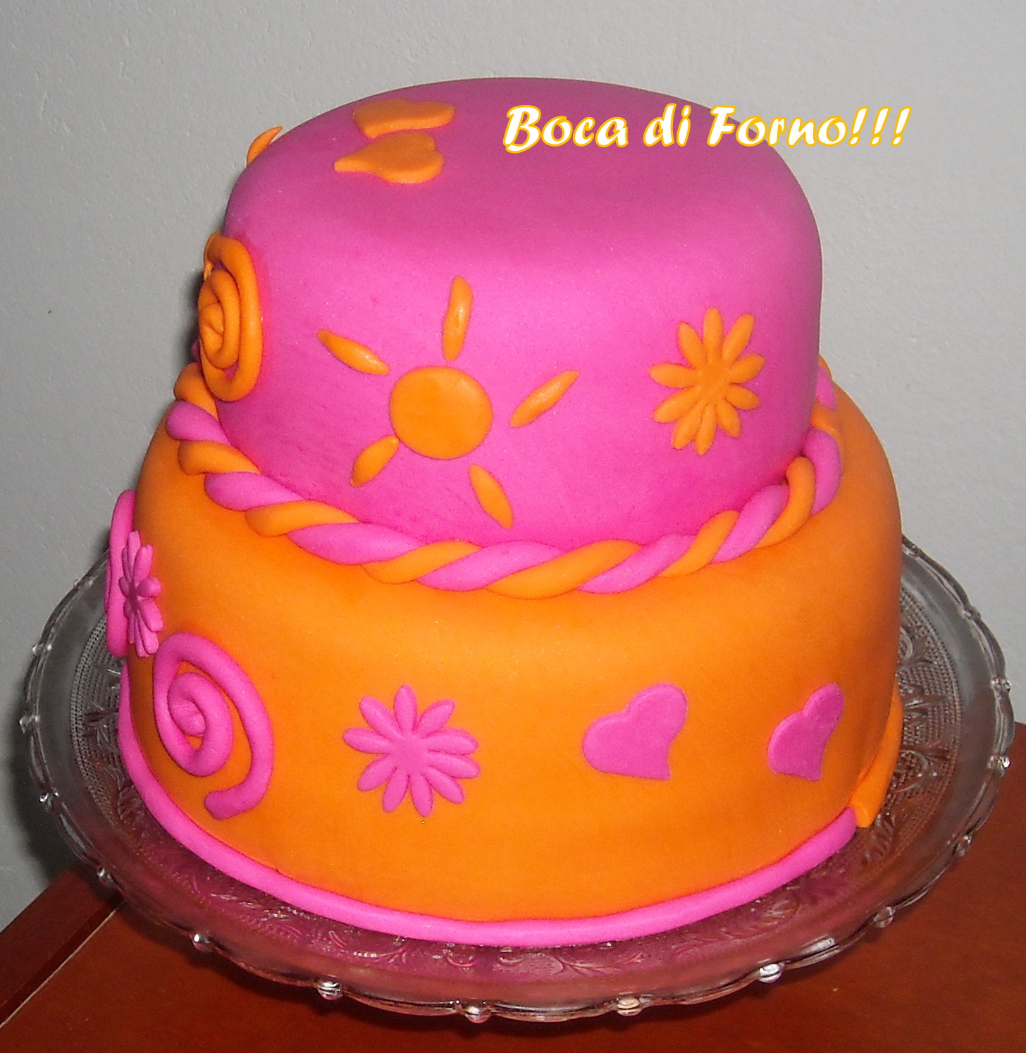 Boca di Forno!!!: Bolo Pink com Laranja