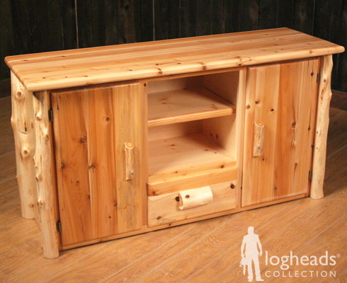 Rocky Top Log Furniture & Railing Blog: Log Entertainment Centers