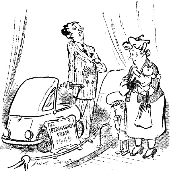 In praise of laughter: Emile Mercier - Deluxe prams