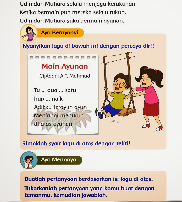 RPP Kelas 2 Tema 1 Hidup Rukun ST 1 Hidup Rukun di Rumah PB 3 | Ok Clas