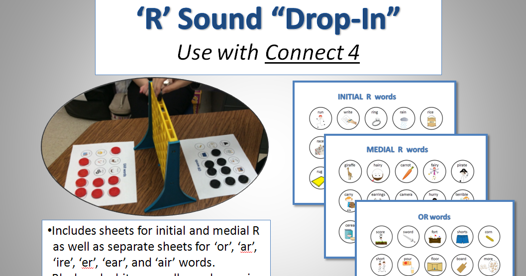 Chapel Hill Snippets: Use Your Connect 4 Game During Articulation Therapy