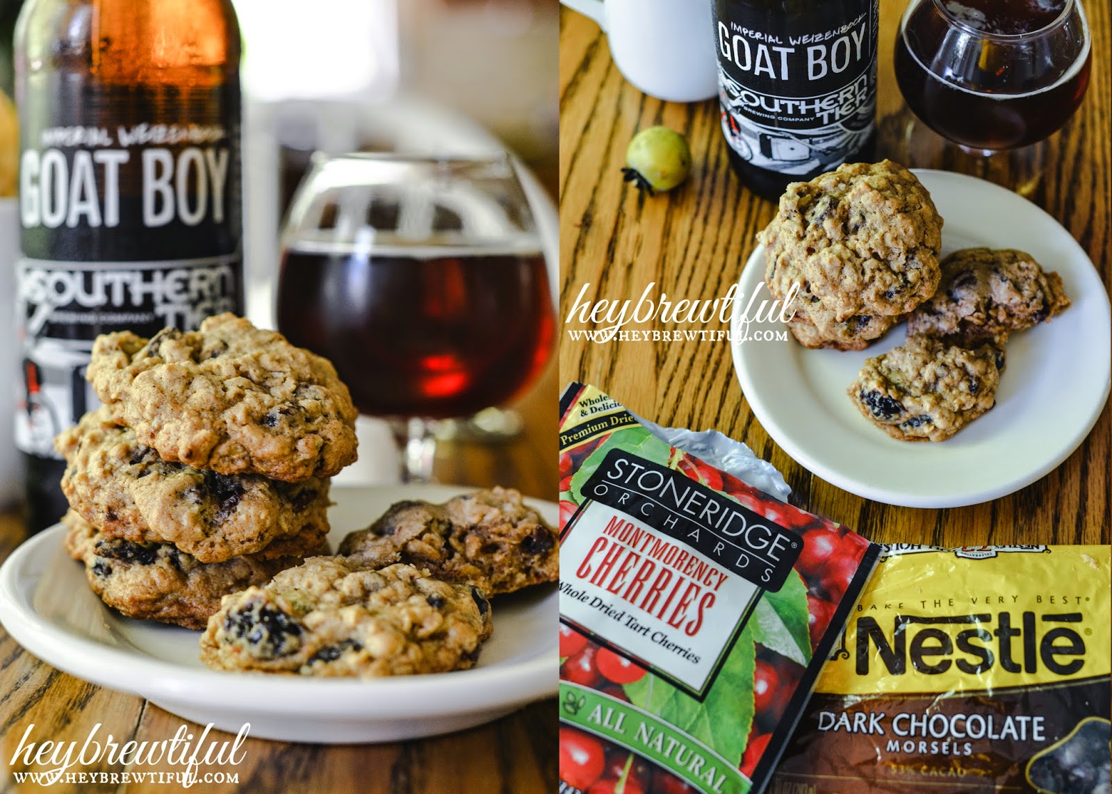 Hey, Brewtiful: {Cookies & Beer} Oatmeal Cookies with a Grown Up Twist