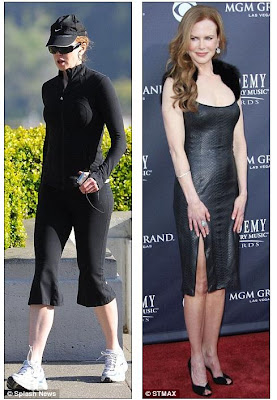 Gilbert Bartosz: Oscar winning workout: Nicole Kidman shows the hard work