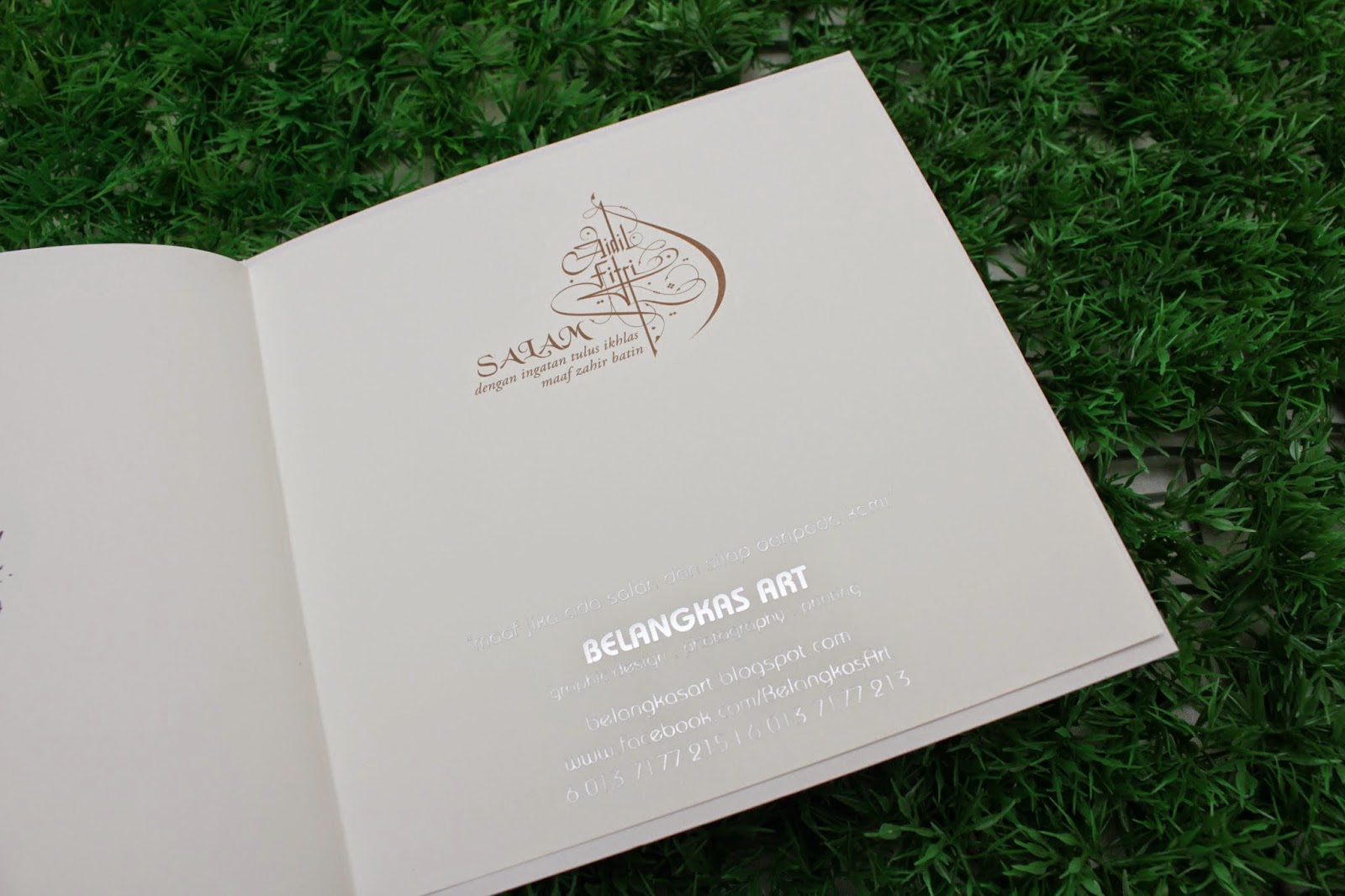 KOLEKSI KAD RAYA DAN SAMPUL DUIT HARI RAYA AIDILFITRI 2014 | BELANGKAS ART