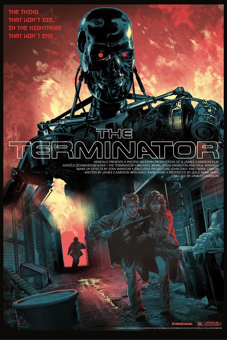 INSIDE THE ROCK POSTER FRAME BLOG: Stan & Vince The Terminator Movie ...