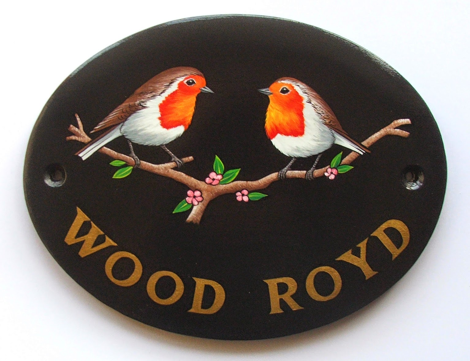 Hand Painted House Signs by Ceramic Art: House Signs and House Plaques ...