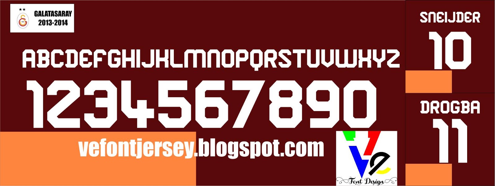 FONT GALATASARAY 2013-2014 ~ font football and design
