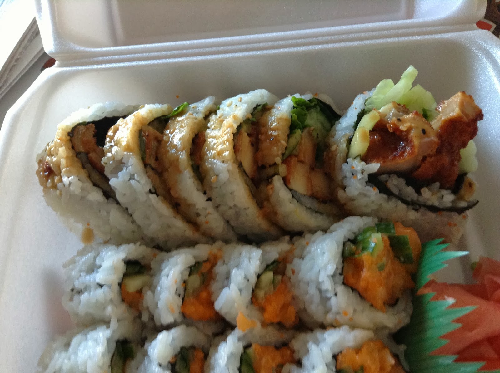 feeling famished: sushi garden: all rolls look the same!