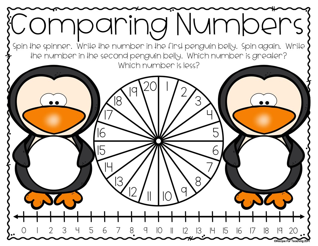 Penguin Spin and Write - Recipe for Teaching
