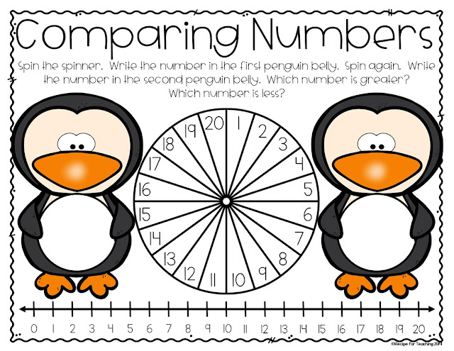 Penguin Spin and Write - Recipe for Teaching