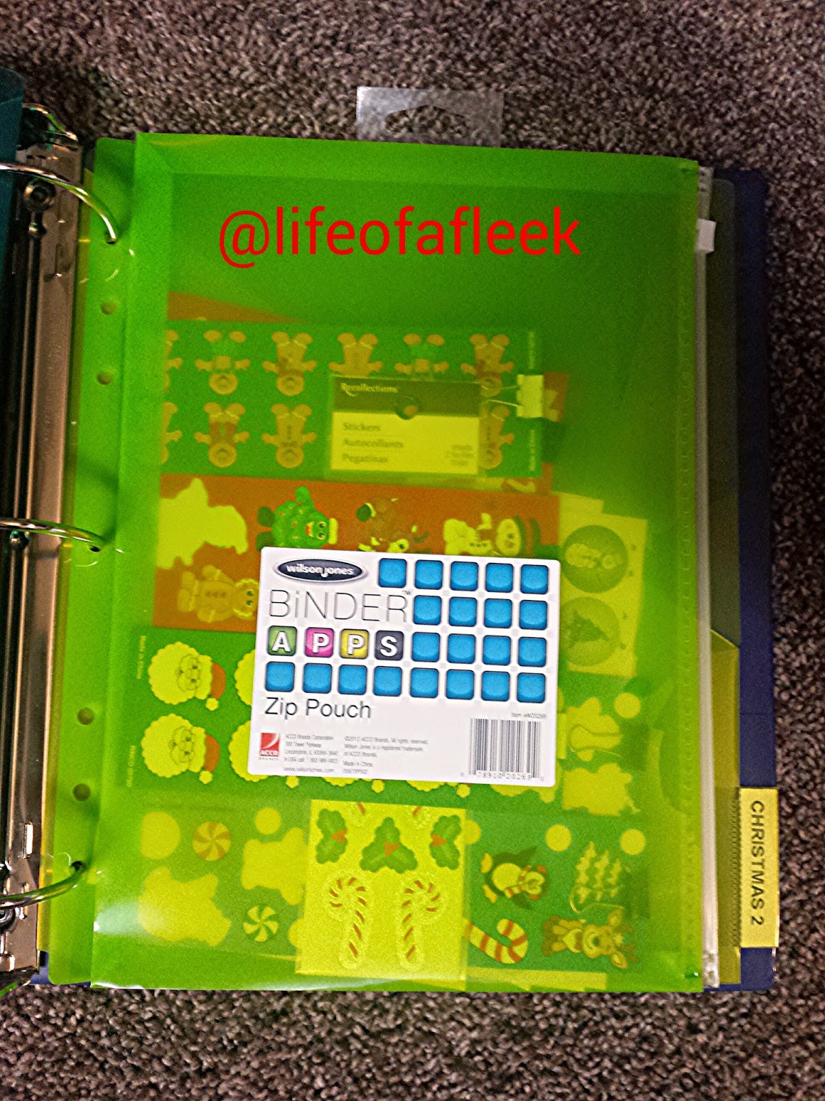 Life of a Fleek: Sticker Binder
