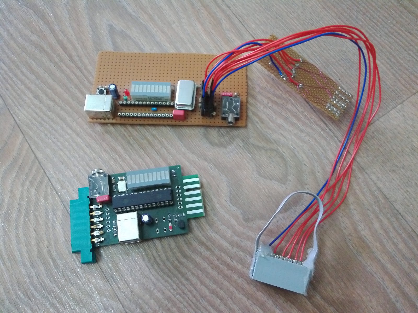Slamy's Electronics Lab: PCBs for USB Datasette and Wiimote2Amiga arrived