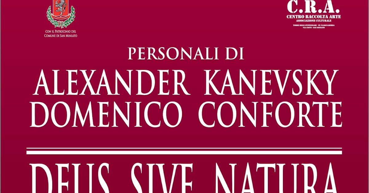 La stanza privata dell'arte by Roberto Milani: "Deus sive Natura. Riflessioni spirituali di ...