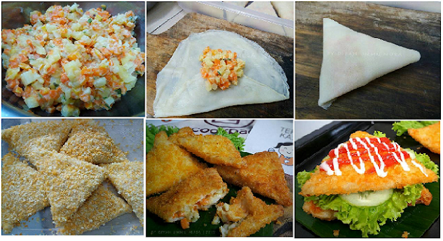 Resep Membuat Risoles Segitiga Isi Ragout Sayur Asli Enak dan Gurih ...