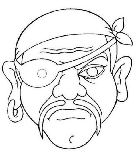 MASTI de colorat pentru carnaval :: Fise de lucru - gradinita si scoala