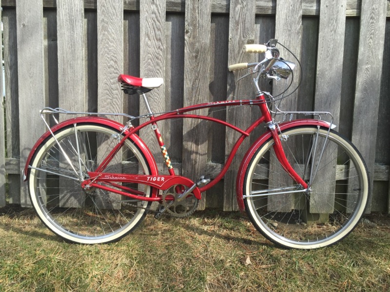 John's Bicycle Restorations: Joel and Gilly's 1962 Schwinn Tigers ...