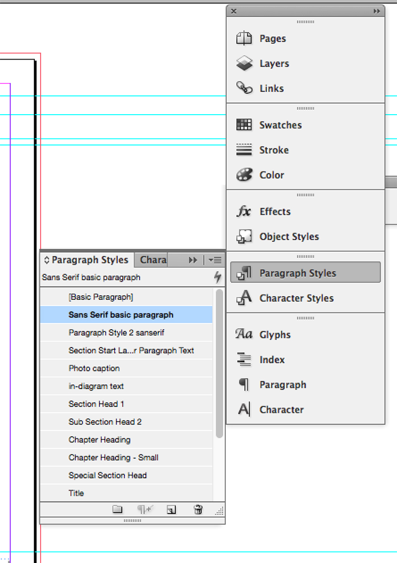 Baublicious: Lessons Learned: Setting up a Book Project in InDesign