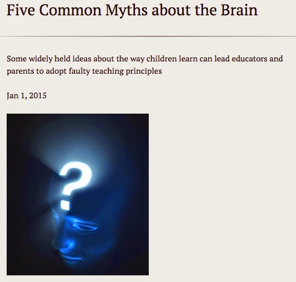 Teaching High School Psychology: Concise list of Brain Myths