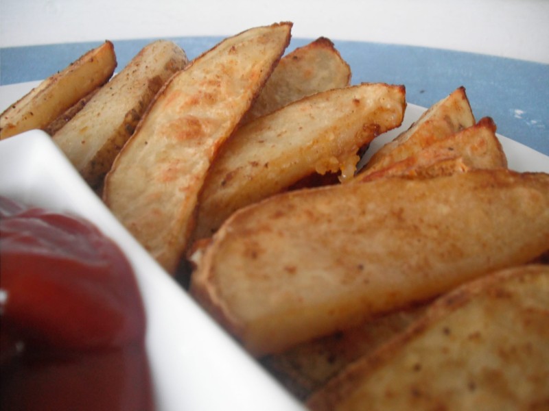 BANKRUPT VEGAN: Baked "Greasy Spoon" French Fries