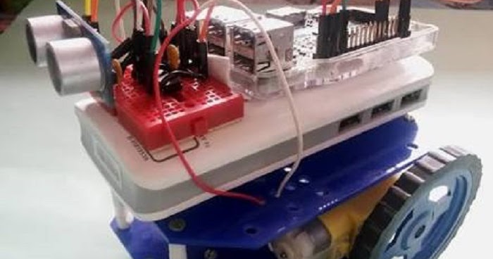 Raspberry pi based obstacle avoider Robot by creatjet3dlabs.