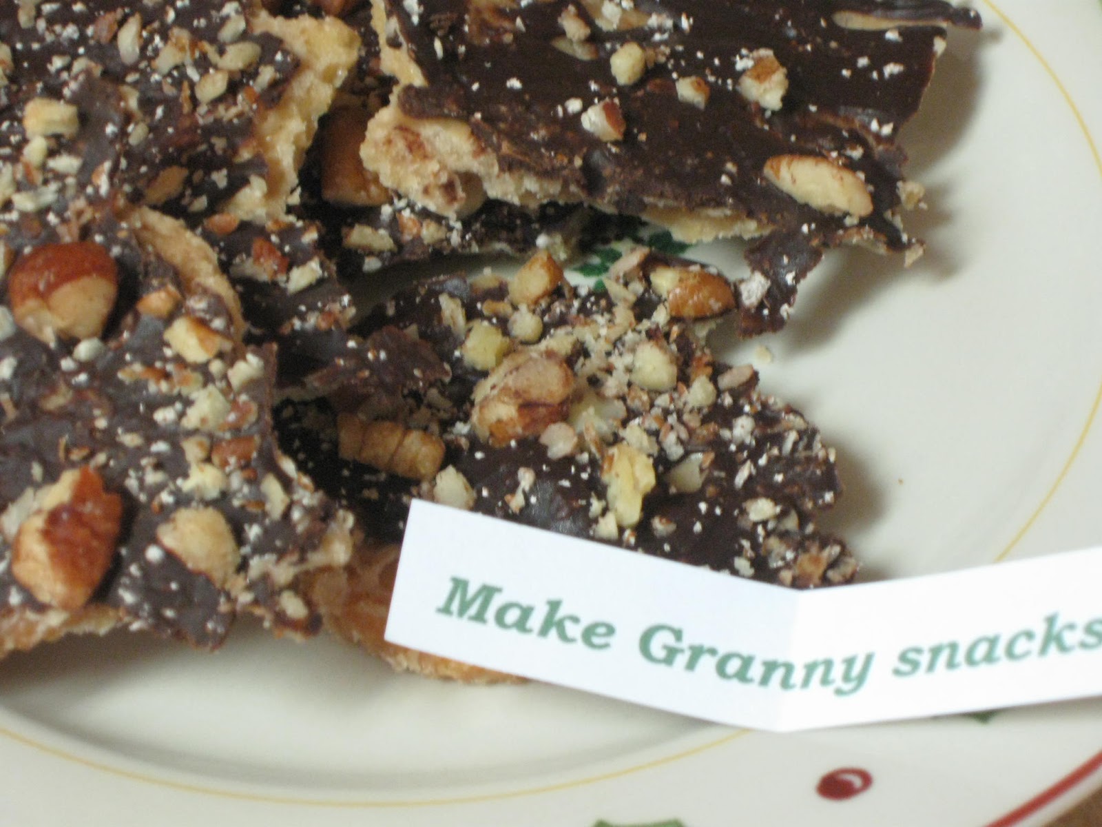 One day at a time.....: Christmas Jar Memories-Granny Snacks