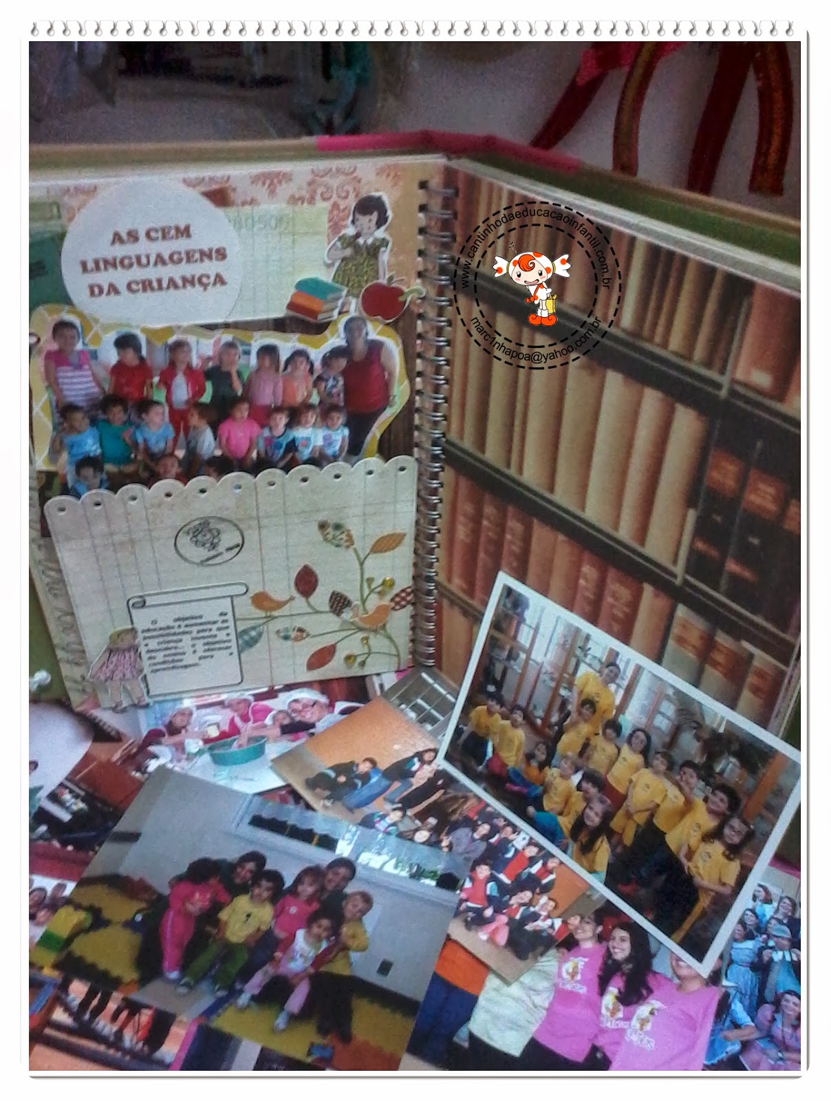 Cantinho do Scrapbook: Desafio Meu Scrap - Livro Preferido