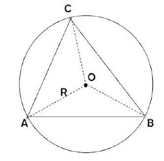 Kumpulan rumus matematika gampang: Rumus lingkaran luar segitiga