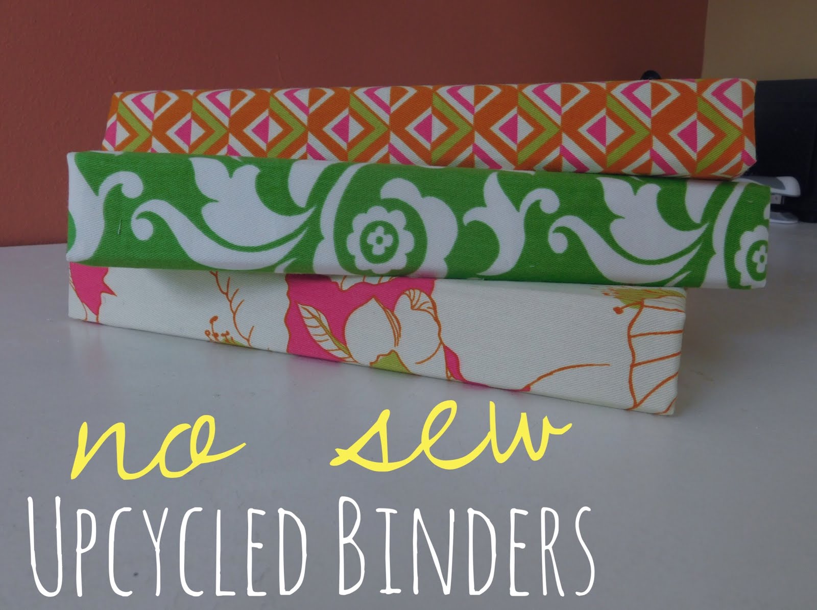 Upcycled Binders - threadedbobbins