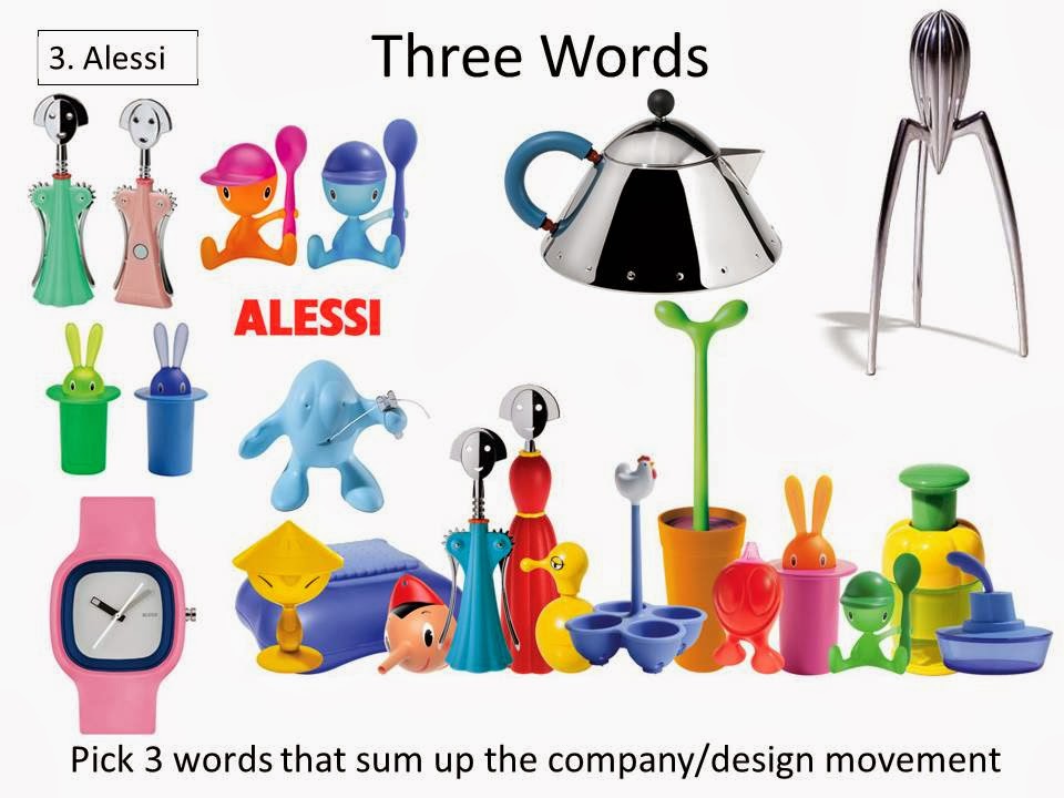 GCSE - Design Movements: Three words - Group 1