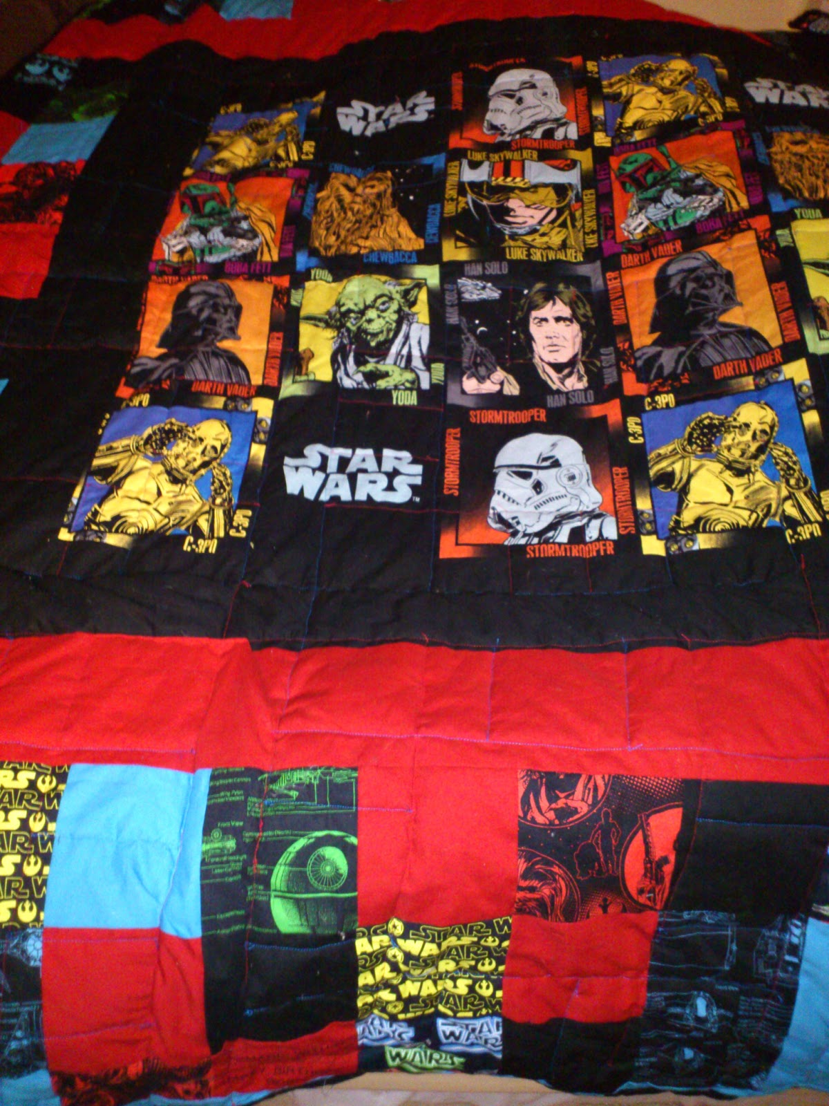 Sewmageddon: Star Wars Quilt - Complete!