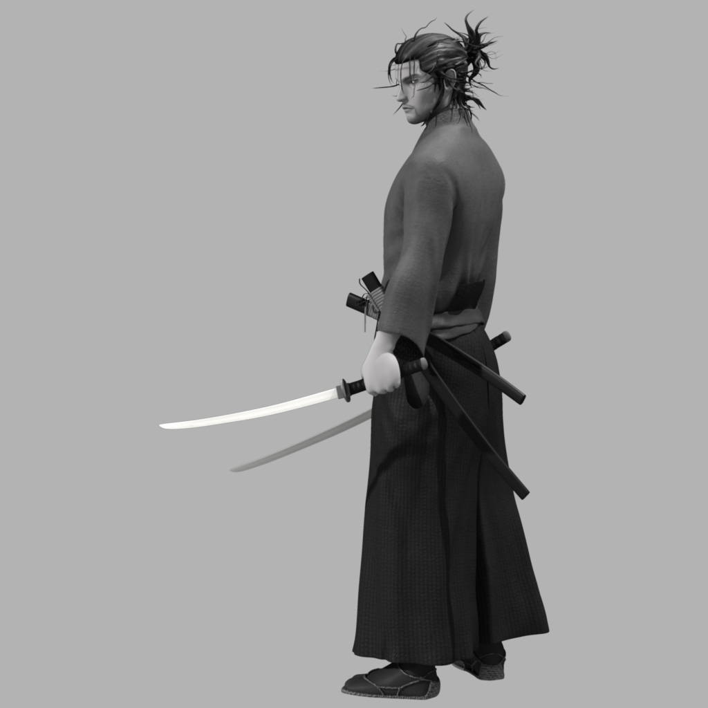 3D Modeler Jin H Kim: Miyamoto Musashi