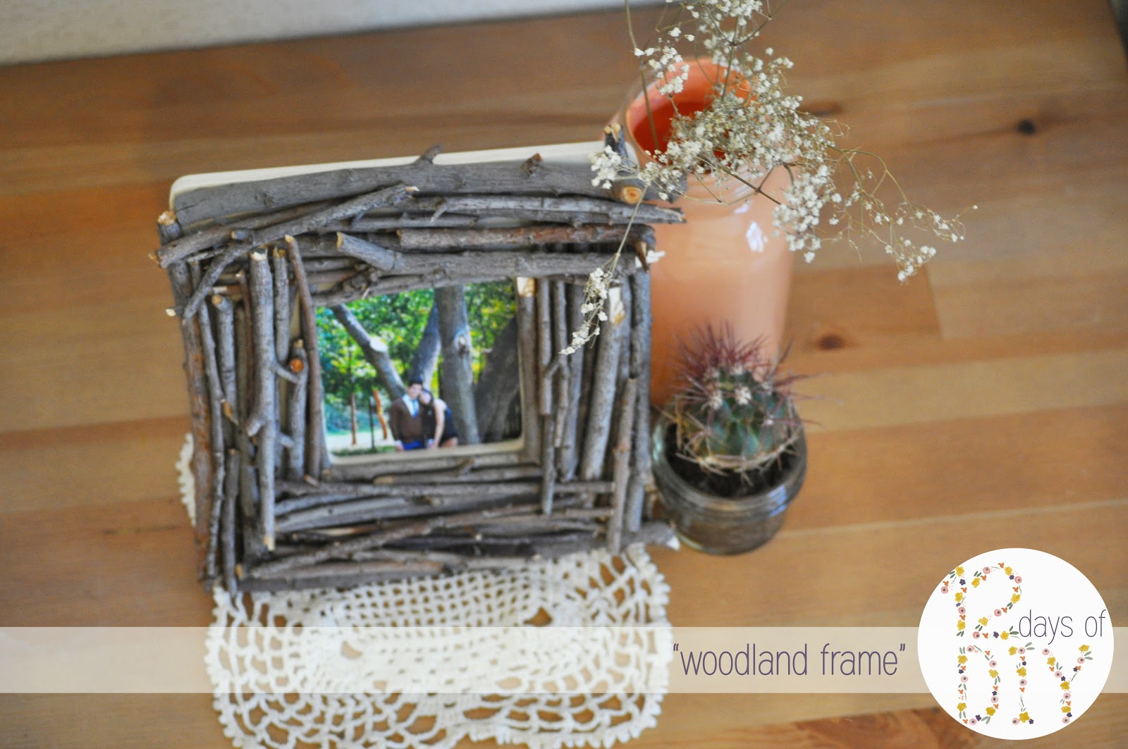 Pie N' the Sky: 12 Days of DIY // woodland frame