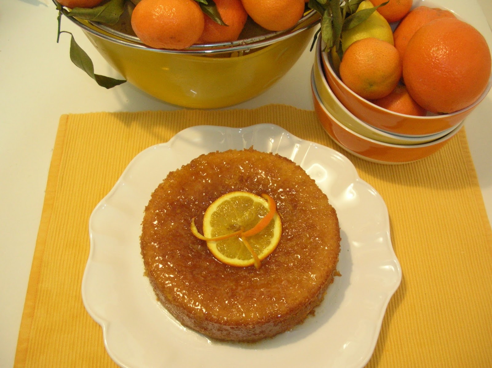 Nuvola Glacé / Mary: Pastel borracho de naranja