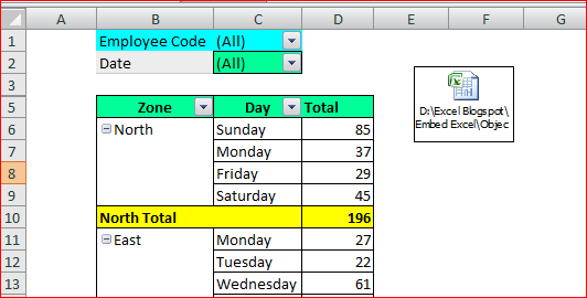 Insert or Embed Excel File In Word, Excel Or PowerPoint Presentation ...