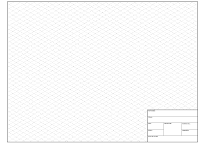 Folha A4 para Croqui Isométrico 30° e Cavaleira 45°.
